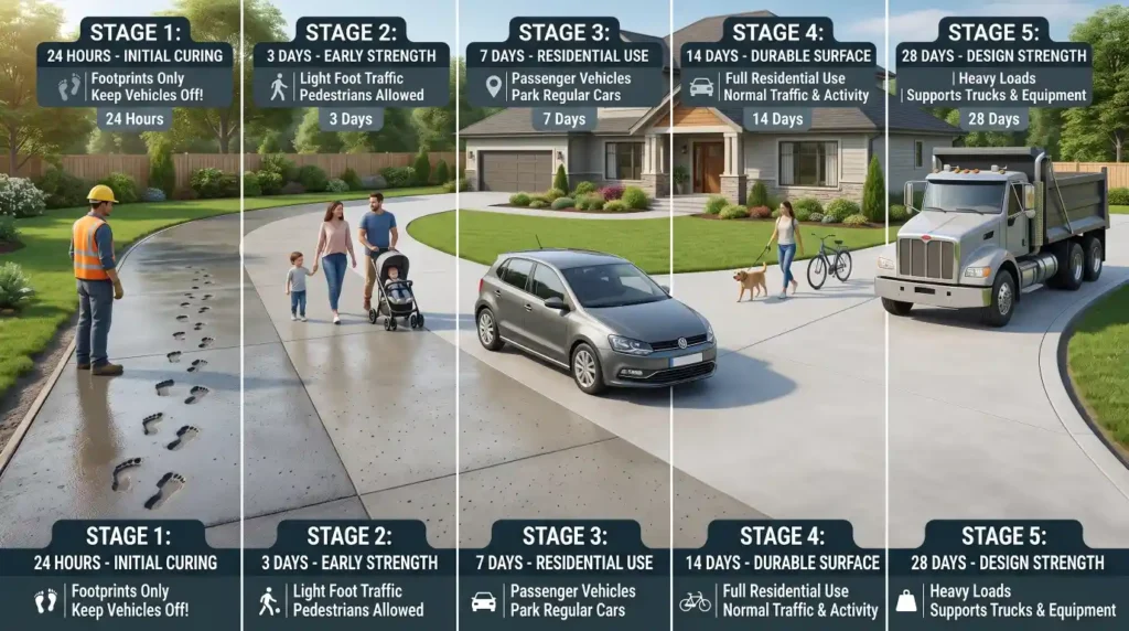 How Long Does Concrete Take to Cure? Timeline Guide